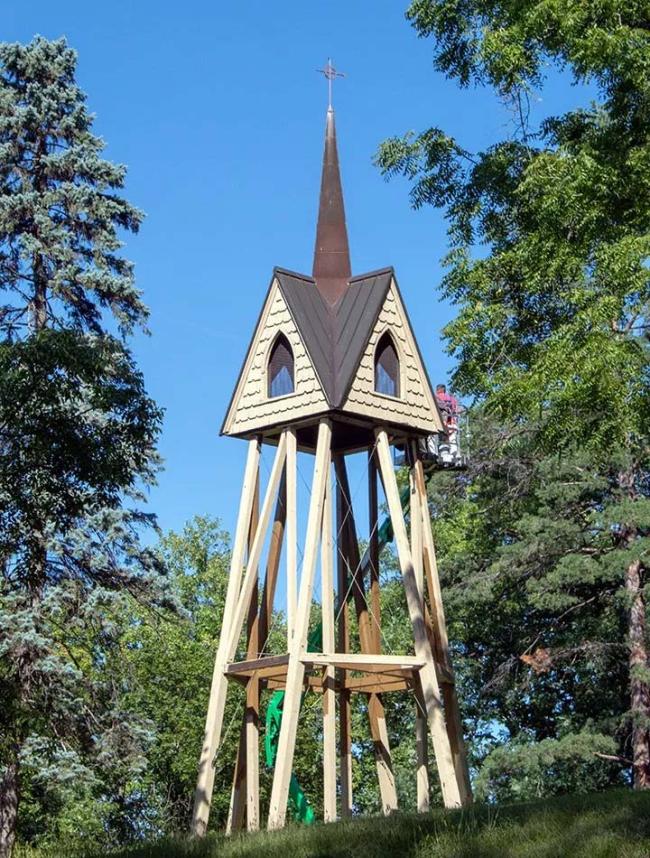 Bock-style bell tower gets a makeover | Augustana College